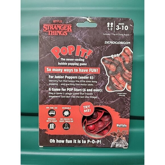 Buffalo Games & Toys | Toys | Stranger Things Demogorgon Popit Fidget ...